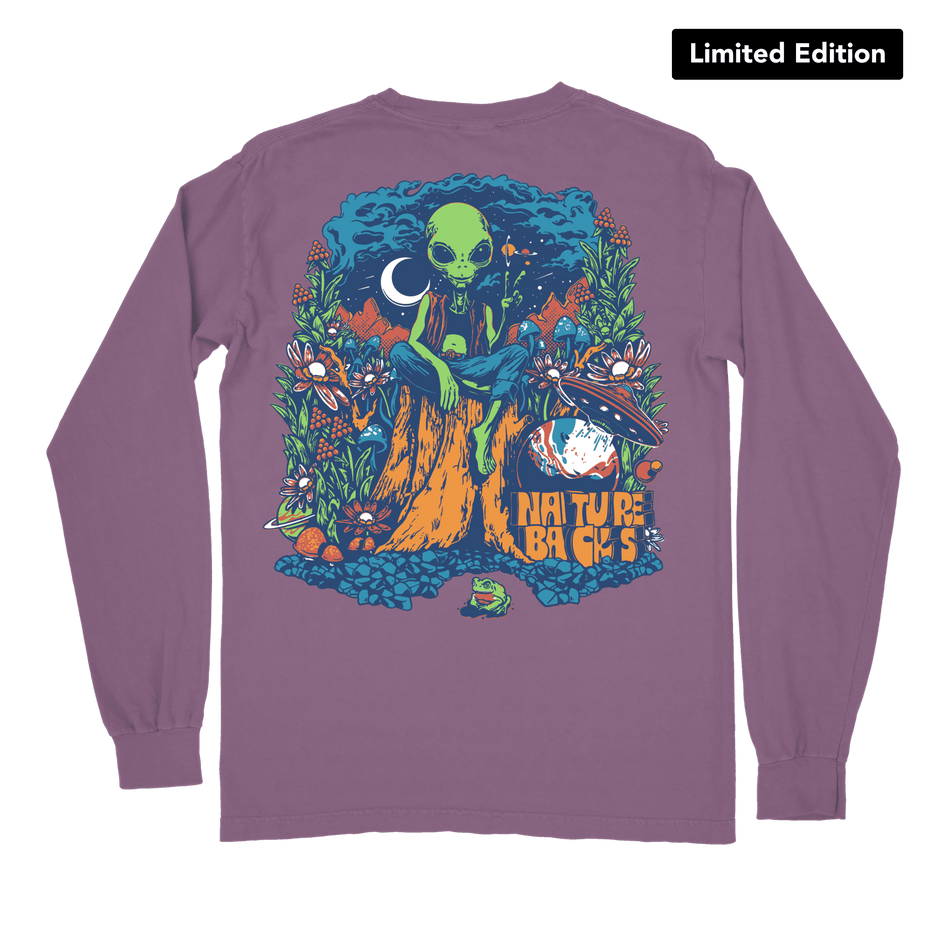 Extraterrestrial Long Sleeve (Berry) – Nature Backs